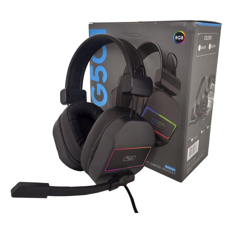 Audifonos Gamer Con Microfono P3 P4 X-one S Pc Celulares Rojo Con Negr ...